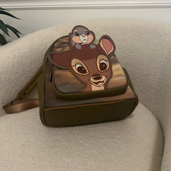 Bags | Kids Cartoon Character Backpack Green And Brown | Poshmark